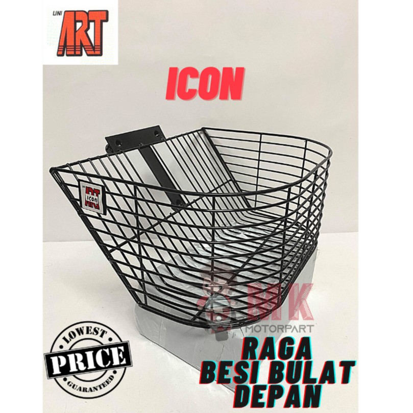 (F) Bakul Raga BESI BULAT DEPAN / FRONT Iron Wire Basket Honda ICON / ICON110 | Shopee Malaysia