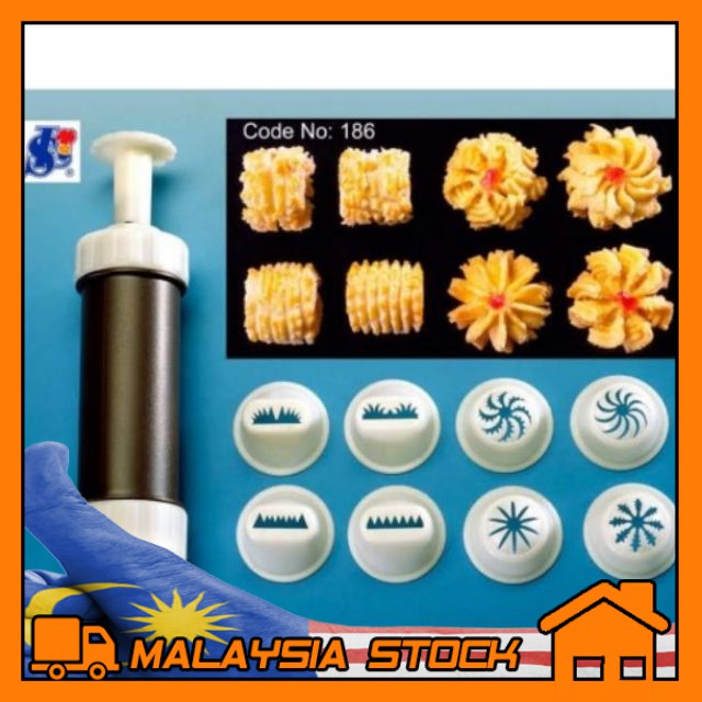 Readystock Acuan Biskut Kuih Raya Berpam Semperit Cetakan Kue Semprit ...