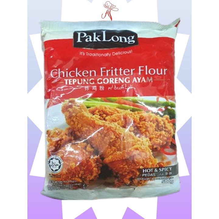 Pak Long Tepung Goreng Ayam Hot & Spicy 500g| Chicken Fritter Flour ...