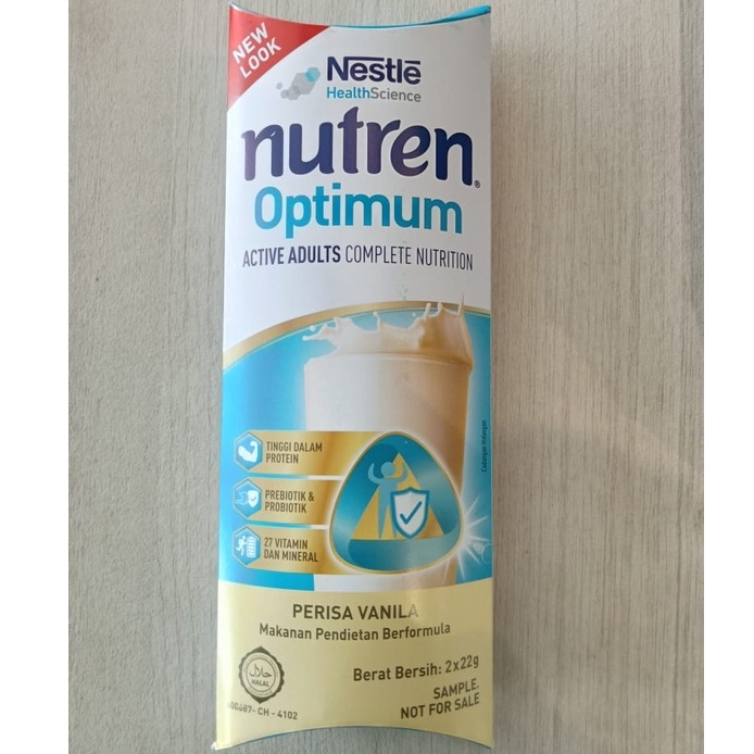 NESTLE NUTREN OPTIMUM 2X22G (SAMPLE PACK) | Shopee Malaysia