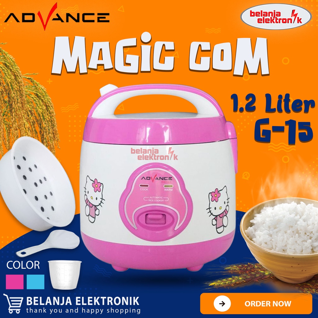Magic COM RICE COOKER 1.2 LITER ADVANCE G-15 RICE COOKER | Shopee Malaysia
