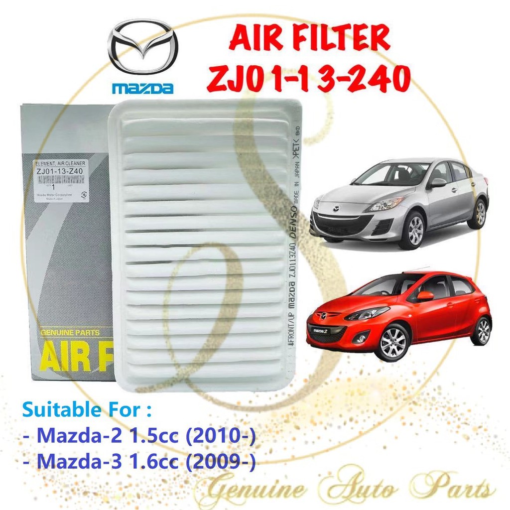 (100% ORIGINAL) MAZDA Engine Air Filter Mazda 2 3 1.5cc 1.6cc Non Sky ...