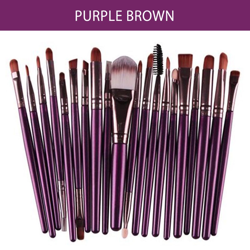 𝗔𝗟𝗟 𝗜𝗡 𝗢𝗡𝗘 》 20pcs Makeup Brush Soft Bristle Cosmetic Makeup Brushes ...