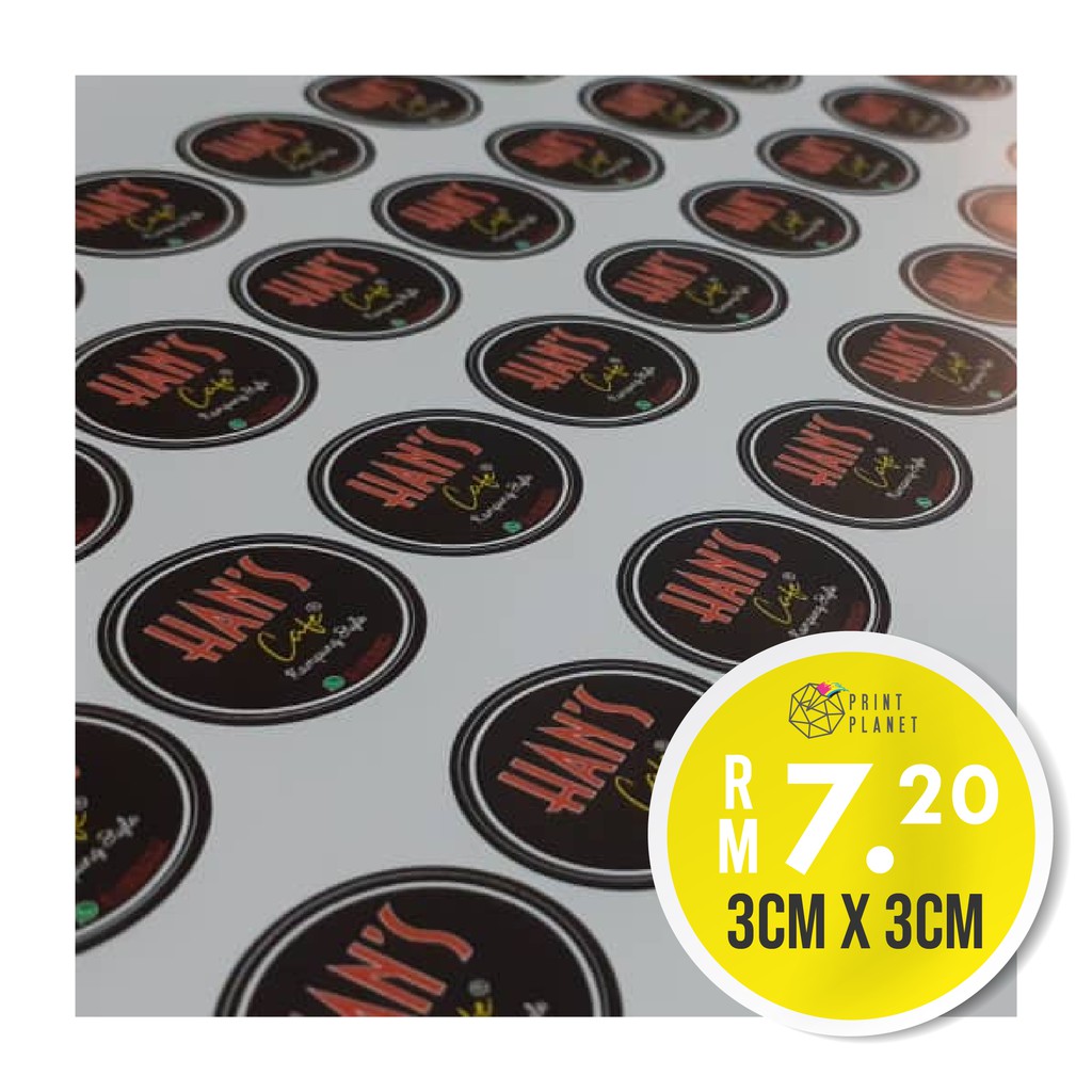 Sticker Label Sticker / Doorgift Goodies Kahwin / Sticker produk ...