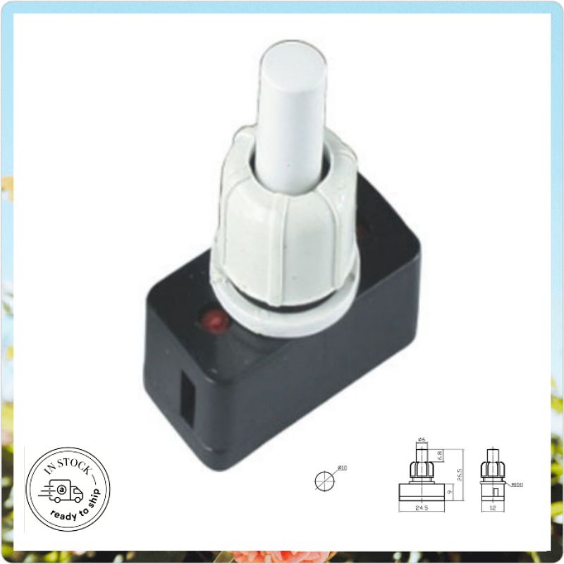 [Ready stock] Push Button Switch On Off Switch Torch Light Switch Suis ...