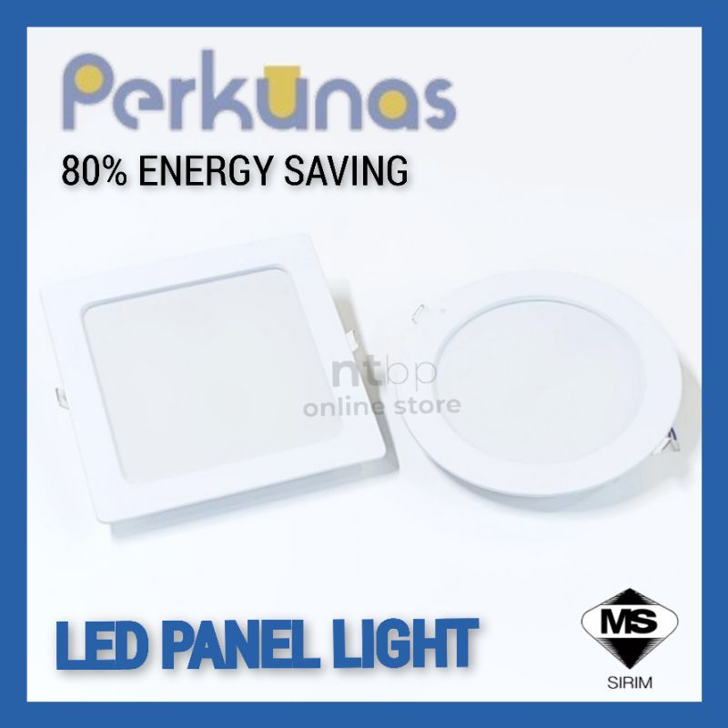 PERKUNAS LED Downlight 6" 18Watt Lampu Siling Round / Square - SIRIM ...