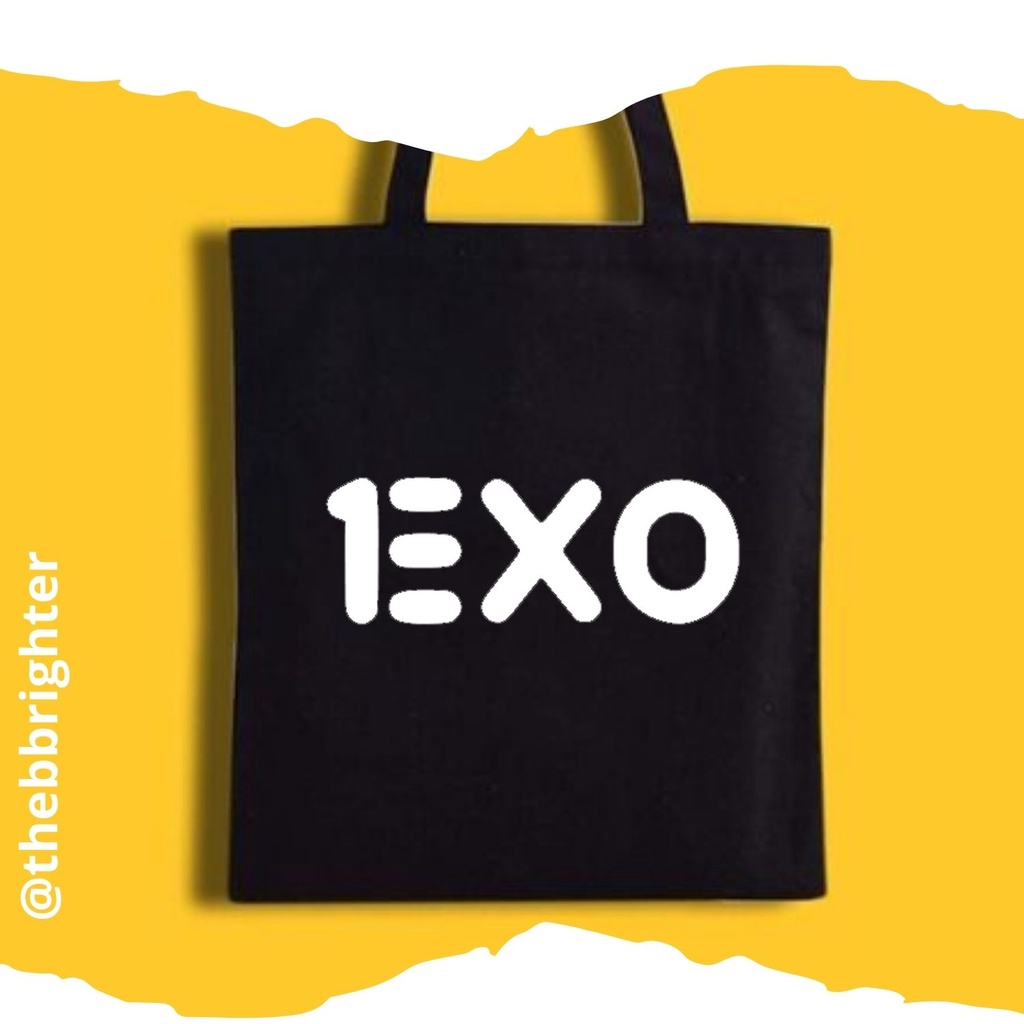 EXO 10th Anniversary inspired Canvas Tote Bag / EXO Totebag | Shopee ...