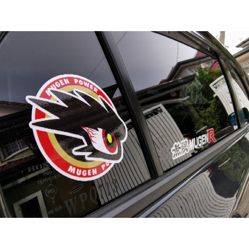 MUGEN POWER COMMANDER EYE DECAL STICKER | Shopee Malaysia