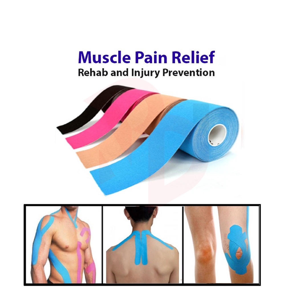 Kinesiology Sport Elastic Tape Physio Strapping Muscle Tape Pain Care ...