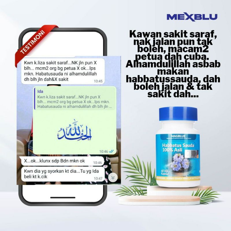 Habbatus Sauda Magic Blue Black Seed [60 Kapsul / Botol] + KKM APPROVED ...