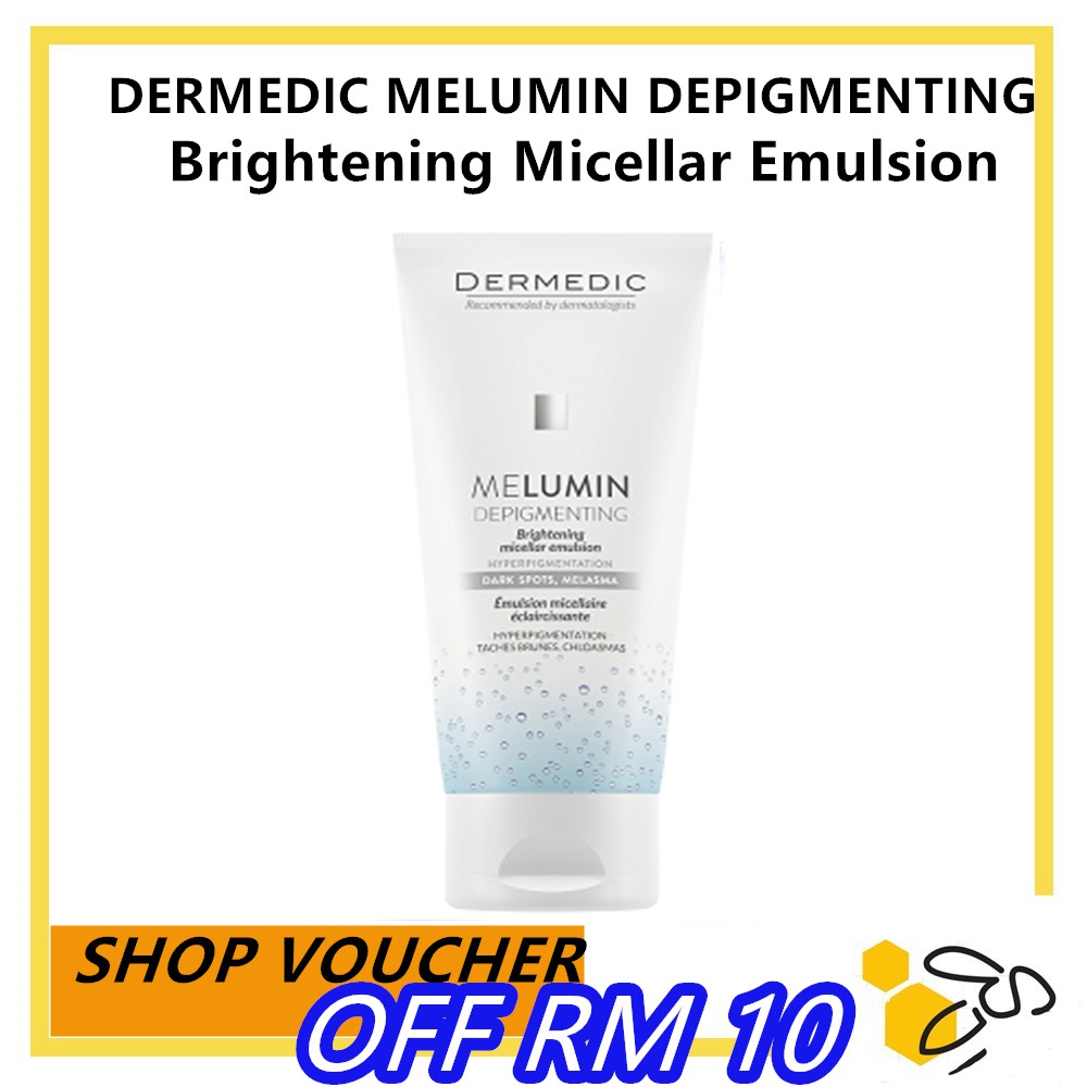 Dermedic Melumin Depigmenting Brightening Micellar Emulsion Cleanser ...