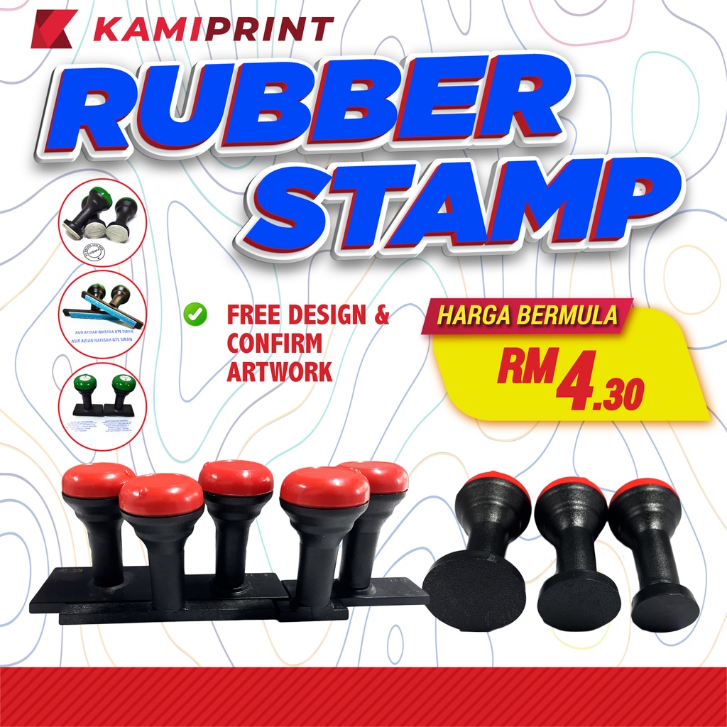 RUBBER STAMP COP GETAH (NAME CHOP, COMPANY CHOP, ADDRESS CHOP & BANK ...