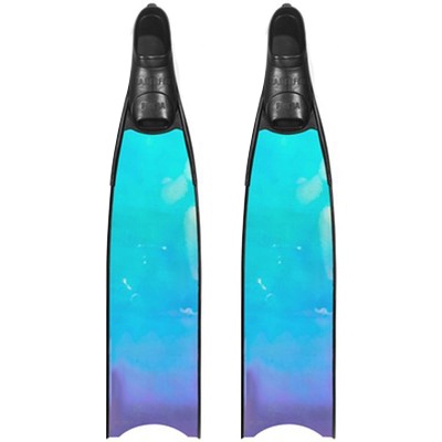 Free Diving Pure Carbon Fiber Long Fins C4 Glass Fiber Fins ...