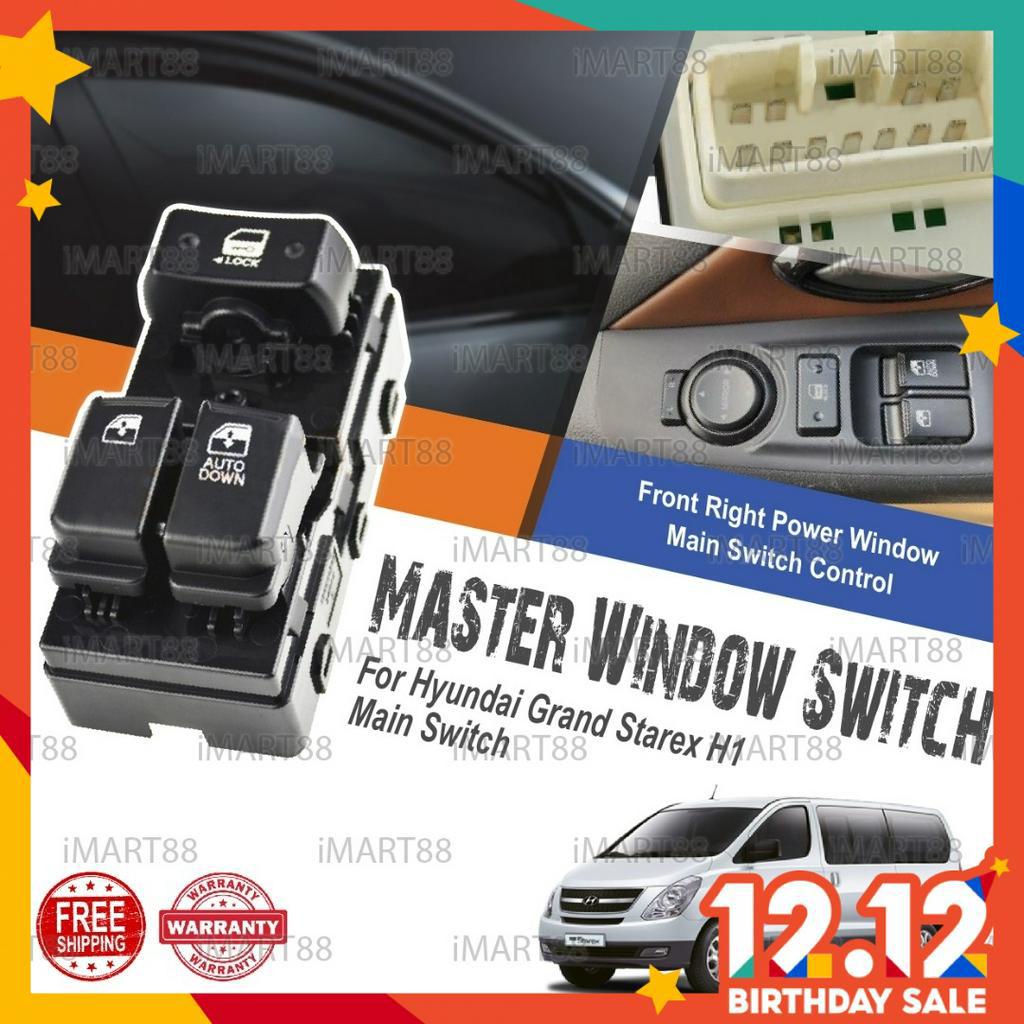 Hyundai Starex Main Power Window Switch 2007-2018 Suis Cermin Pintu ...