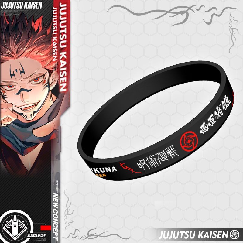 Anime Jujutsu Kaisen Wristband Gojo Satoru Ryomen Sukuna Sports Silica ...