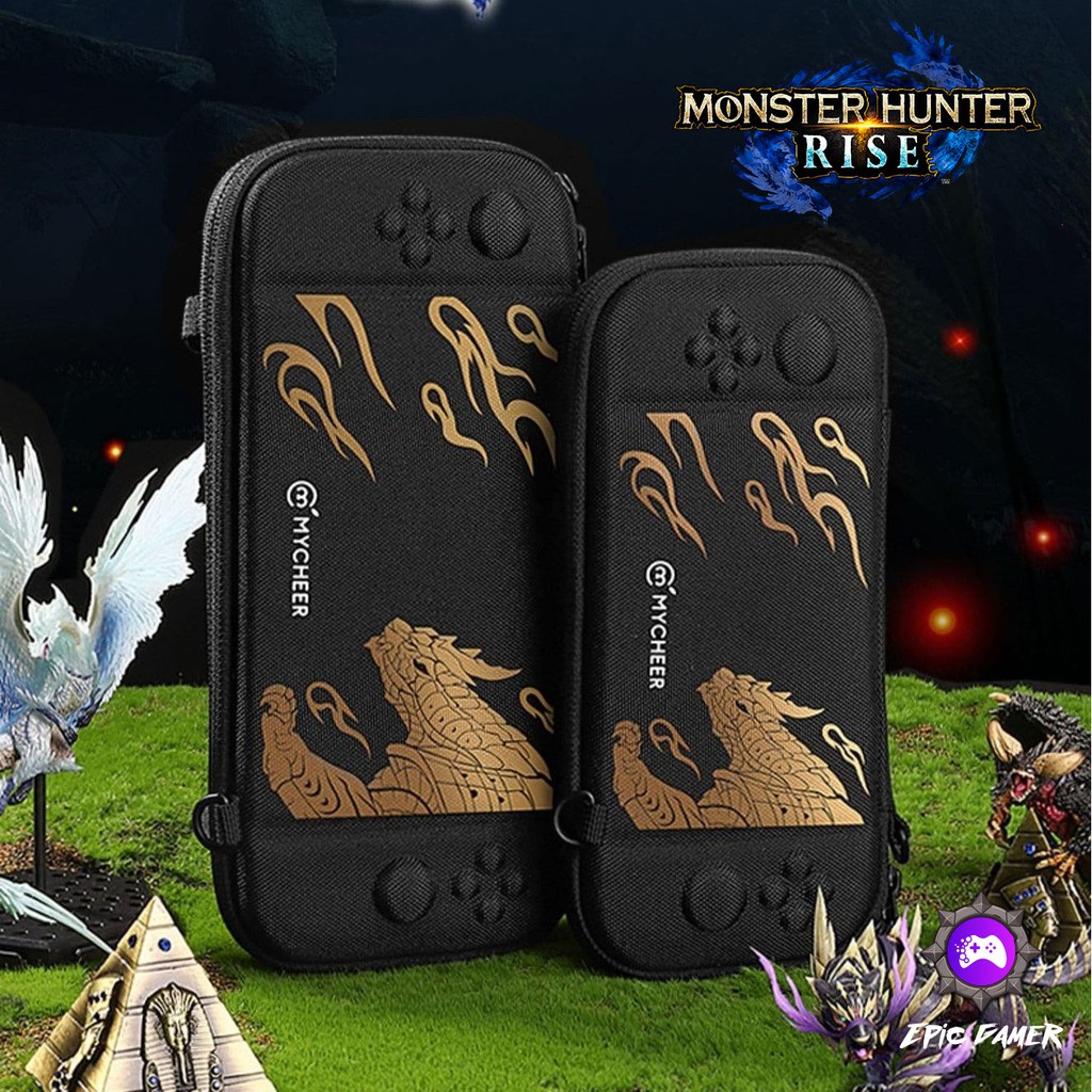 Nintendo Switch & Switch Lite Monster Hunter Rise Slim Case Storage ...