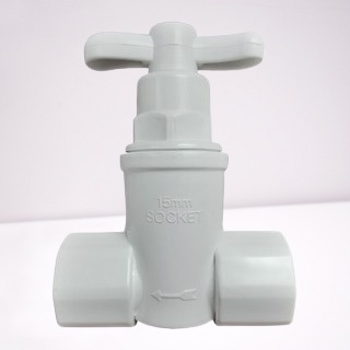 [TKM] [BRAND DKI] 15MM / 20MM PVC PLASTICS STOPCOCK STOP COCK / Stop ...