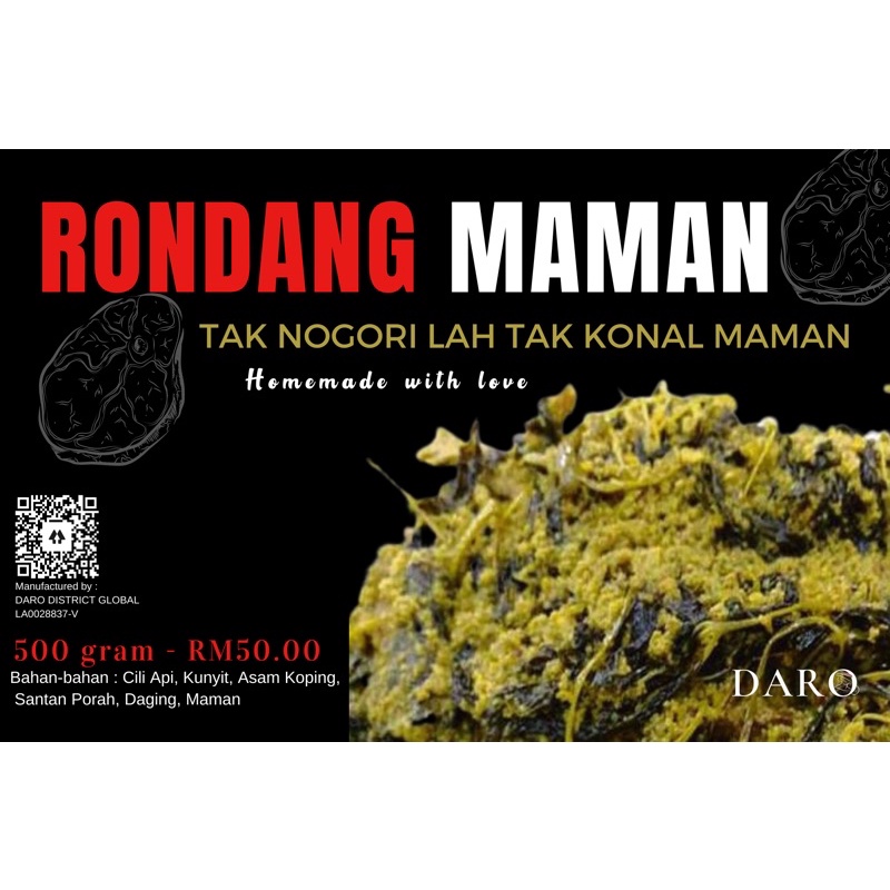 Rondang Maman Daro Kuala Pilah - Daging | Shopee Malaysia