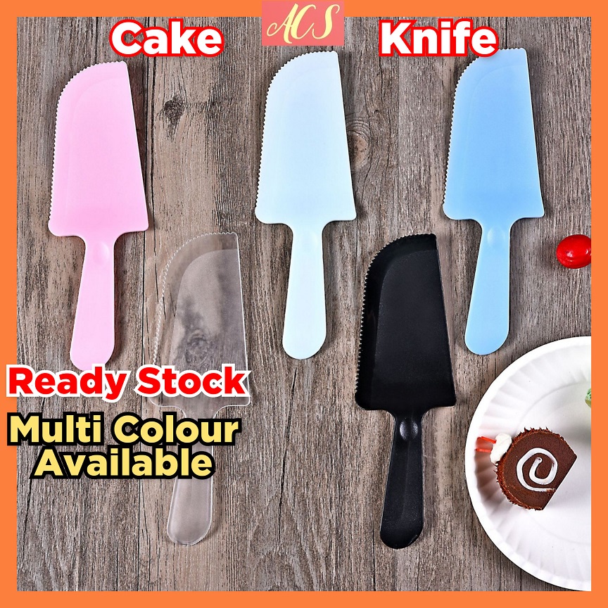 Plastic Cake Knife READY STOCK Disposable Cake Knife Kek Pisau Spade ...