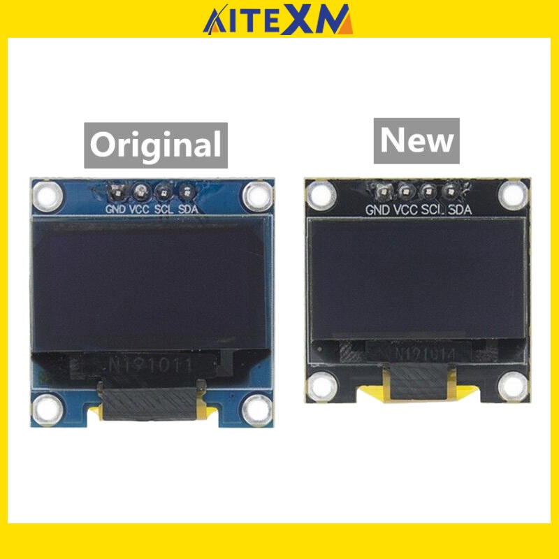 0.96 inch IIC Serial 4pin White/Blue/Yellow Blue/Yellow OLED Display ...