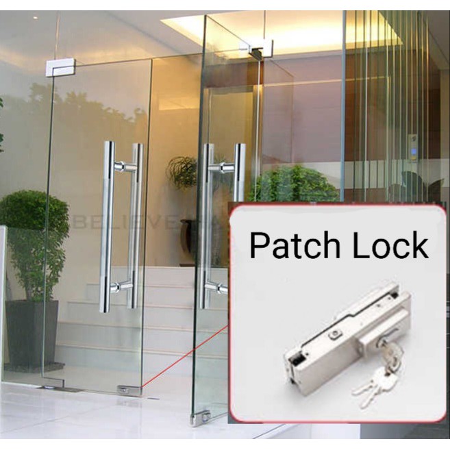 FH-50 Patch Lock / Glass Door Bottom Lock | Shopee Malaysia