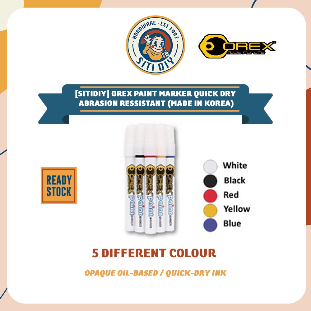 1BOX = 12PC OREX Paint Marker Wholesale Quick Dry Abrasion Resistant ...