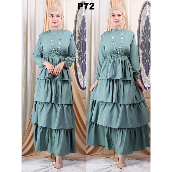 📸HOT DEALS📸DRESS BERTINGKAT EMPAT 😍 SAIZ S TO FITT XXL😍READY STOCK 🍃 ...