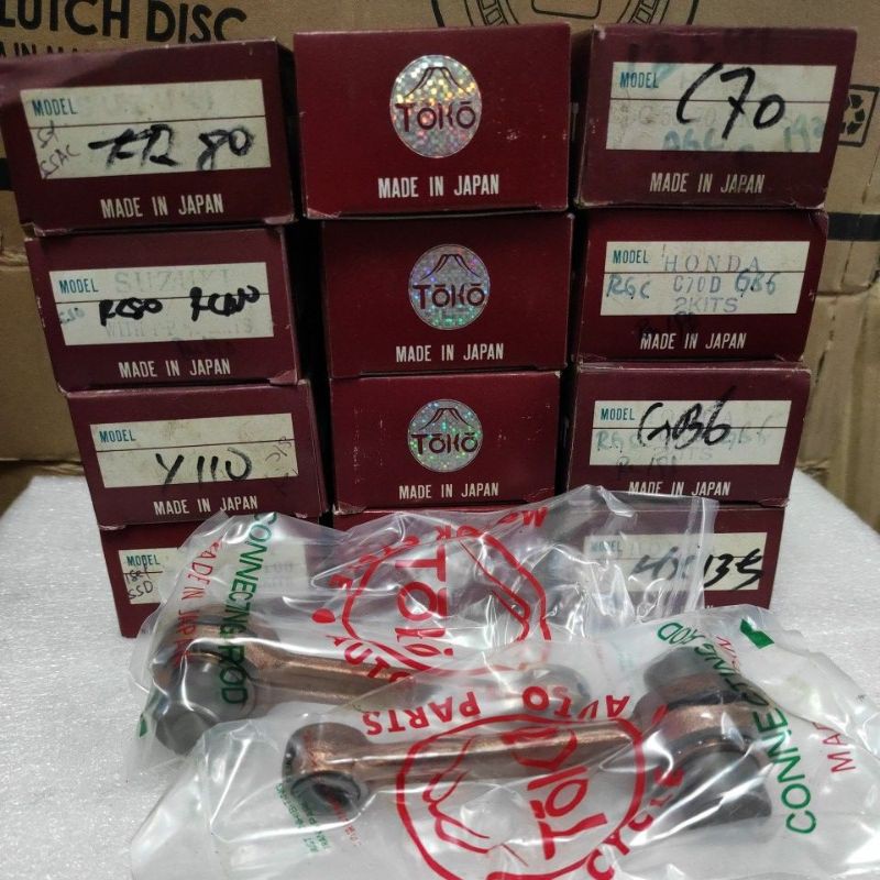 TXR/RC/GB6/FR80/Y110/HX135/C70 TOKO MADA IN JAPAN CONNECTING ROD KIT ...