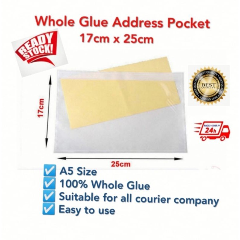 Consignment Note A5 / A6 Whole Glue Courier Flyer Mailing Address ...