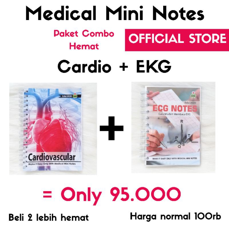 Original!! Medical Mini Notes - Cardiology Package+Ecg/Cardiovascular ...