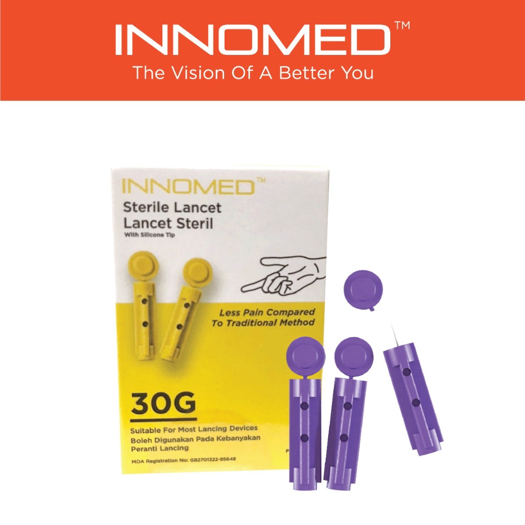 Innomed Sterile Lancet with Silicone Tip | Shopee Malaysia