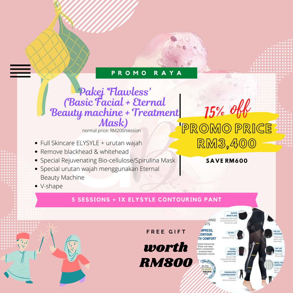 RAYA PROMO PAKEJ FLAWLESS 20 SESSIONS | Shopee Malaysia