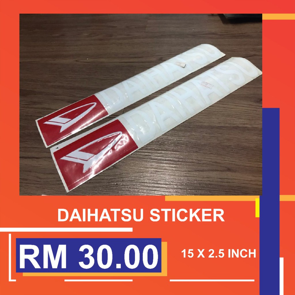STICKER KERETA PELBAGAI DESIGN | Shopee Malaysia