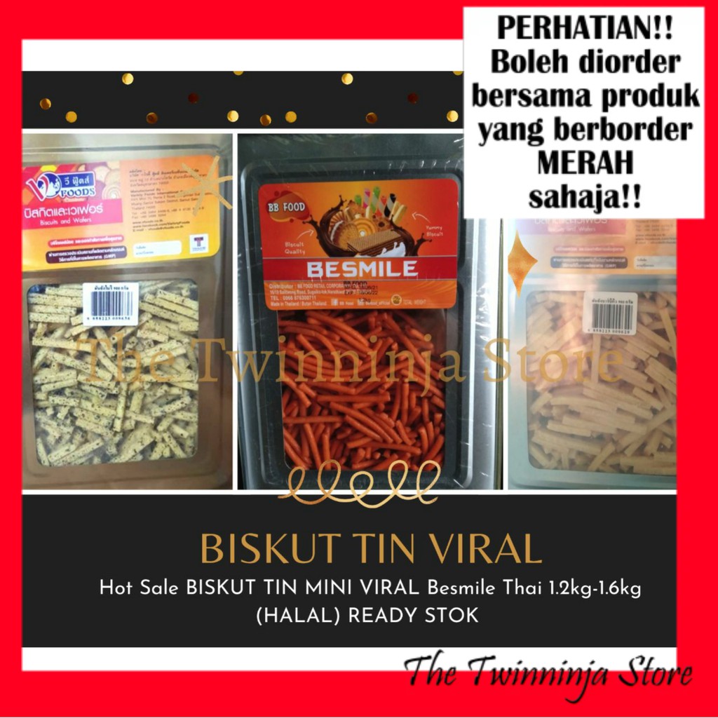 Biskut Besmile/Biskut Tin Thailand/Biskut Koala Bear/ Biskut Paha Ayam ...