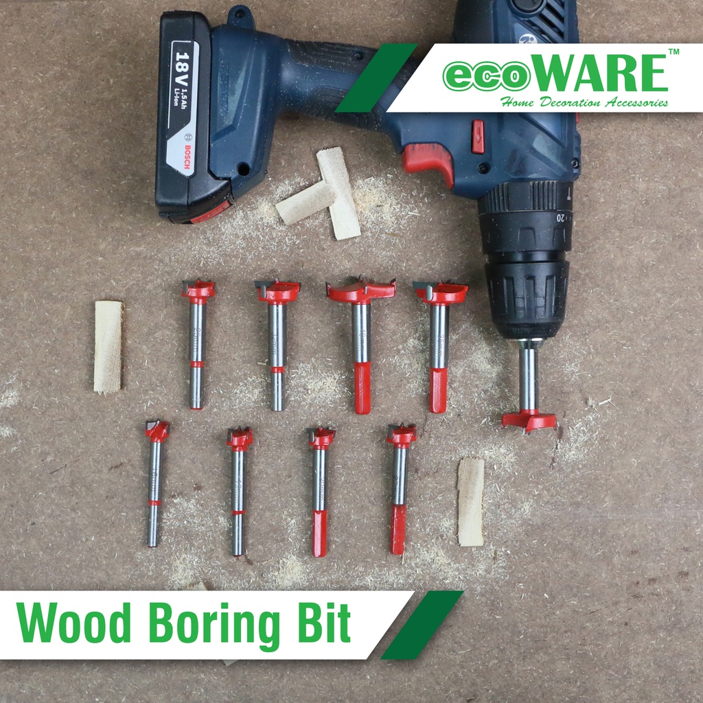 ecoWARE Wood Boring Bit Auger Boring Drill Bit For Drilling Wood Timber ...