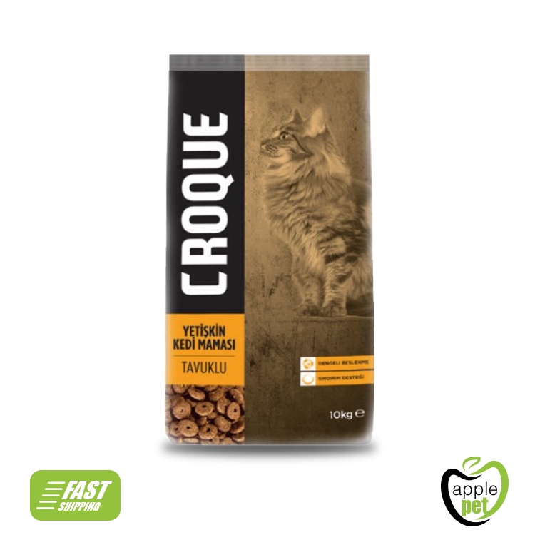 Croque Premium 10kg Adult Cat Food (Chicken Formula) | Shopee Malaysia
