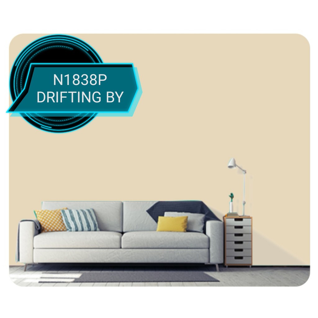 NIPPON Interior Paint Q-Glo 5 liter - N1838P DRIFTING BY | Shopee Malaysia