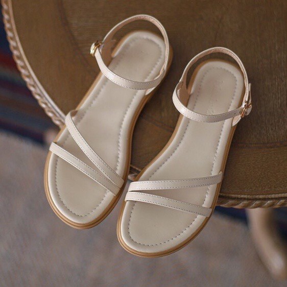 Tms48 women's sandals with round toe and heels, beautiful, simple style ...