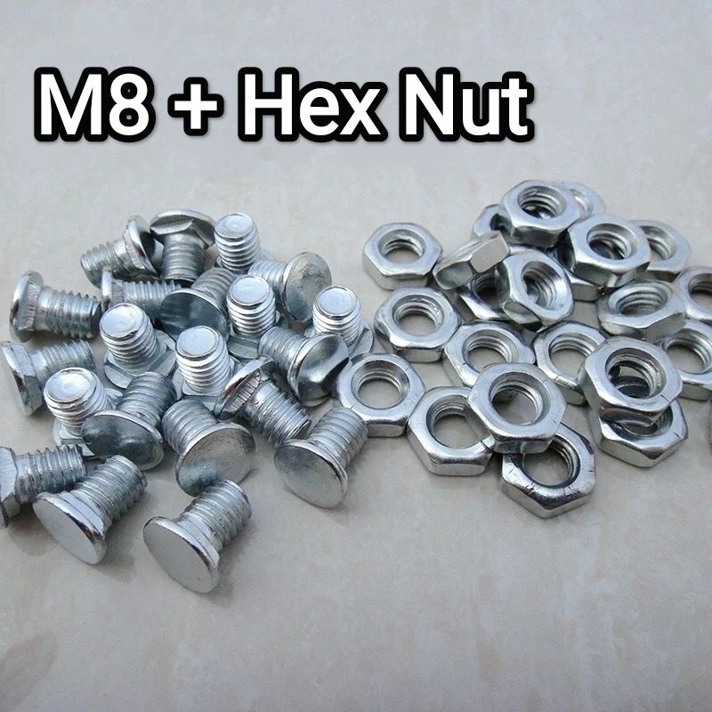 Bolt and Nut Slotted Angle Bar M8 x 16mm / Skru Besi Rak / Rack Shelf ...