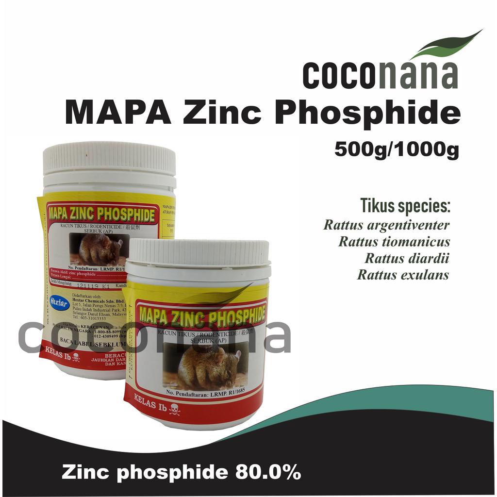 Mapa Zinc Phosphide / Zinc phosphide / Hextar / Rodenticide | Shopee ...