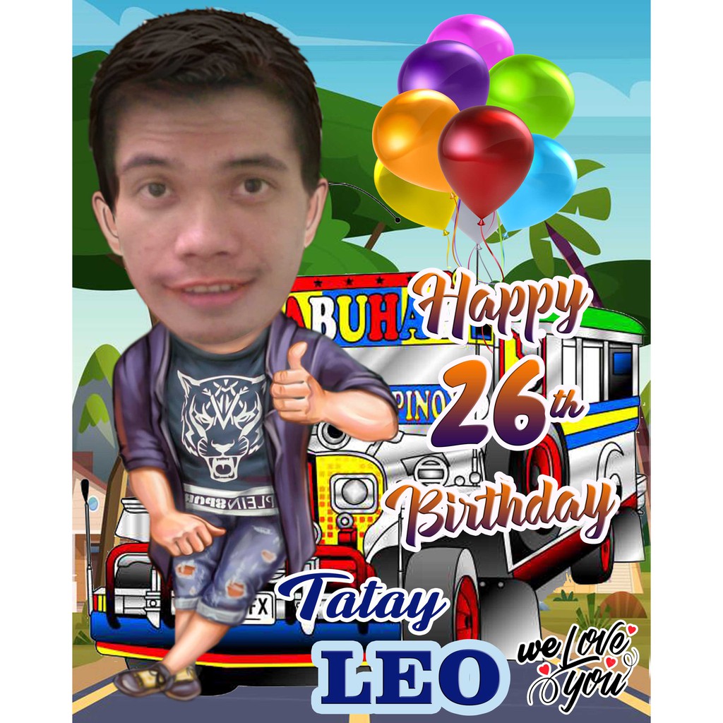 JEEPNEY DRIVER CAKE TOPPER /Jeep | Shopee Malaysia