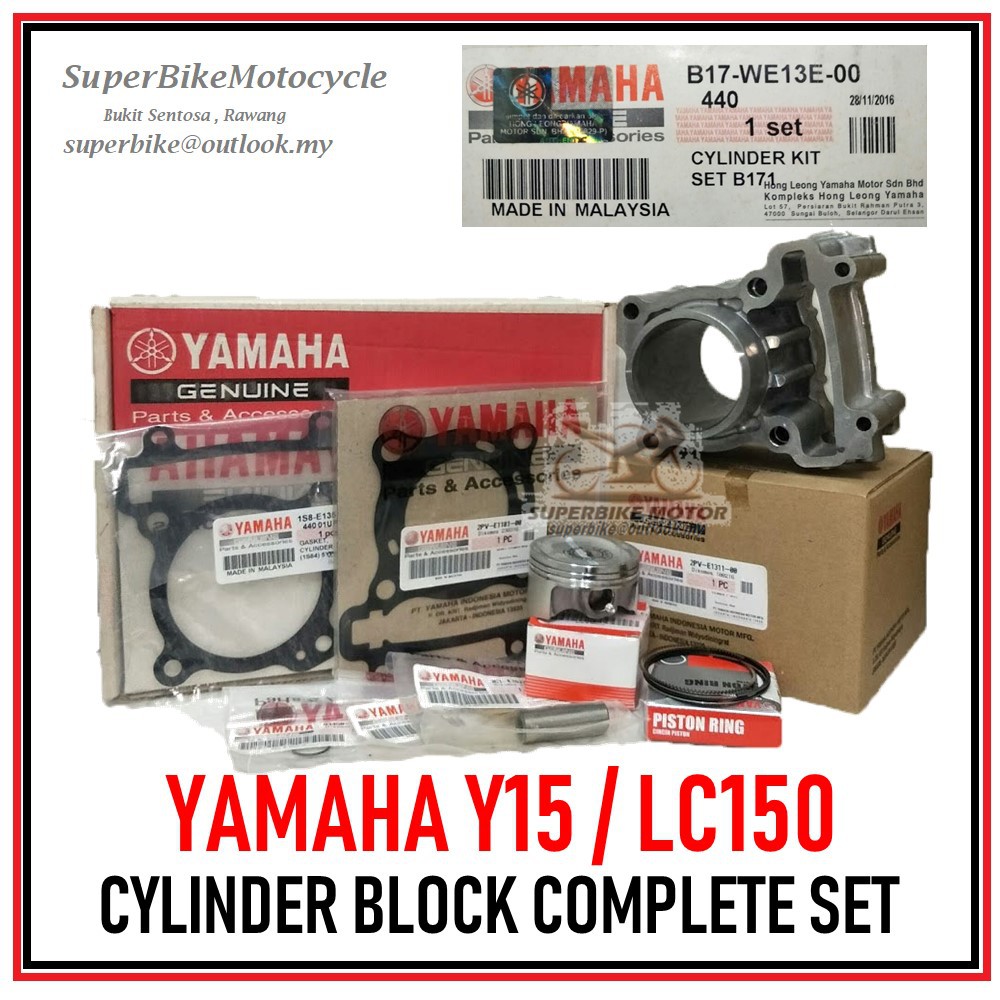 YAMAHA Y15 / LC150 - Standard BLOCK Complete Set | Shopee Malaysia