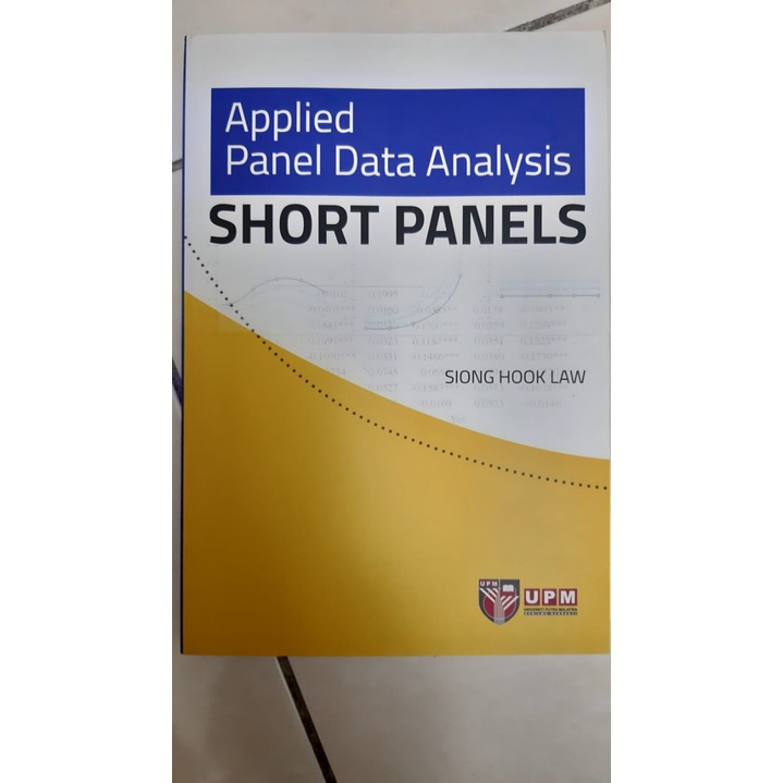 Applied Panel Data Analysis -Short Panel (UPM) | Shopee Malaysia