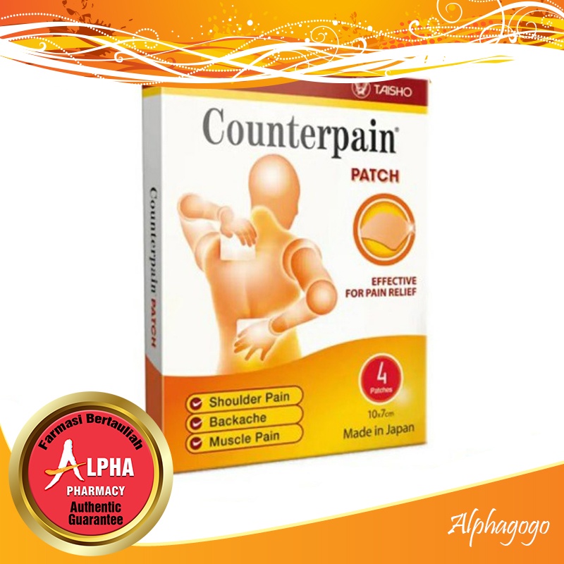 Counterpain Patch (10 x 7cm) 4 Patches (Relieves Shoulder Pain ...