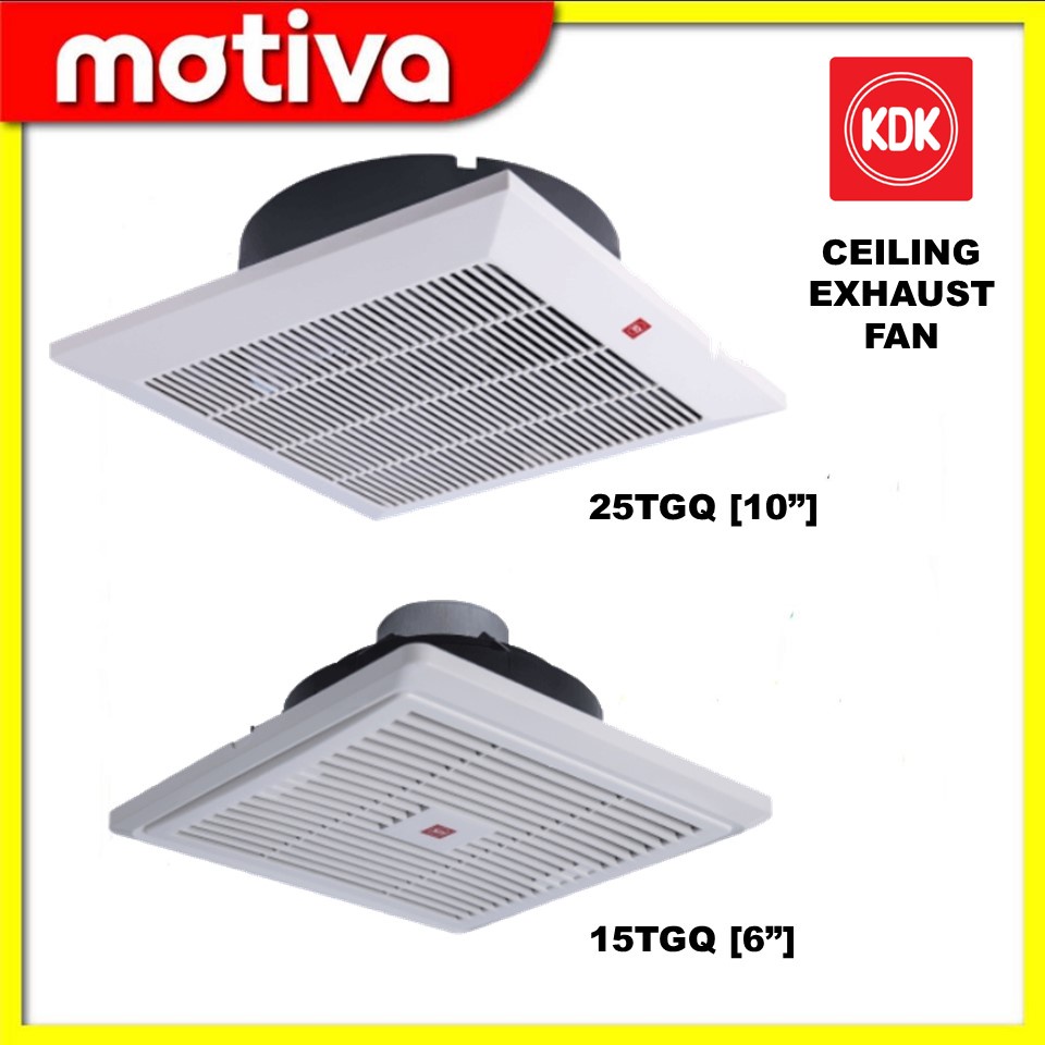 KDK CEILING EXHAUST FAN 15TGQ [6"] / 25TGQ [10"] | Shopee Malaysia