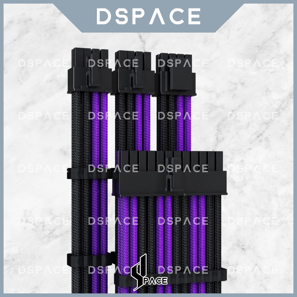 DSPACE MESH-X PSU Violet Premium Sleeve Braided Extension Custom ...