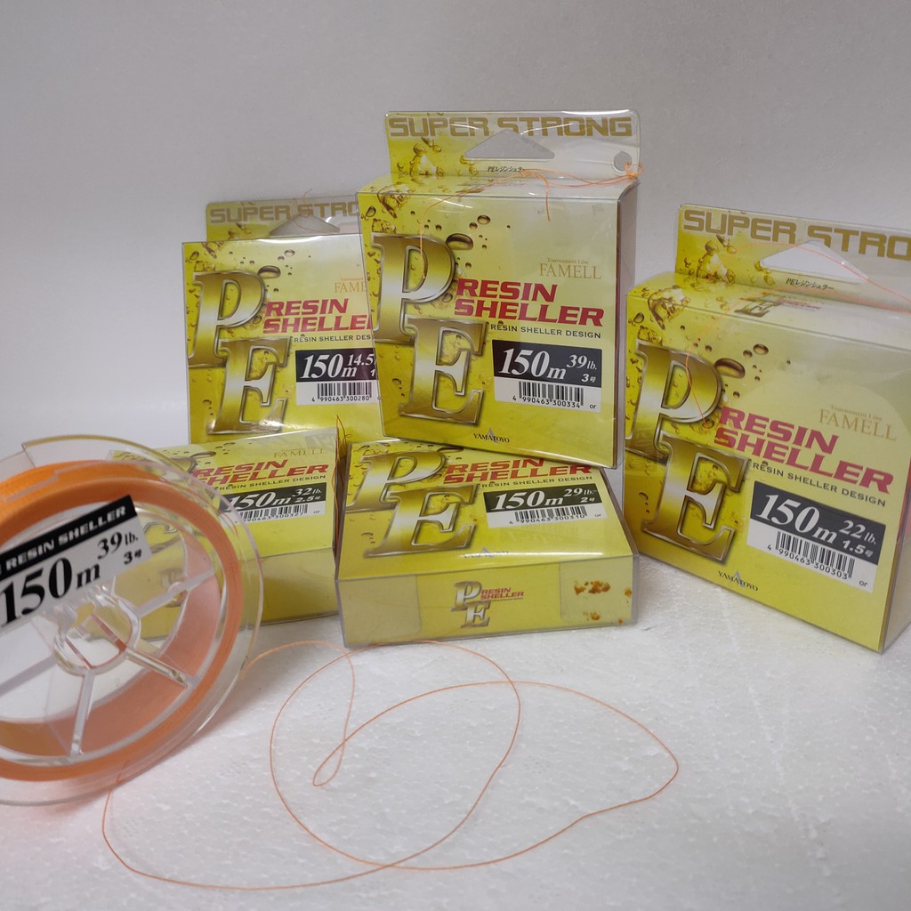 YAMATOYO JAPAN PE RESIN BRAIDED FISHING LINE # ORANGE # | Shopee Malaysia
