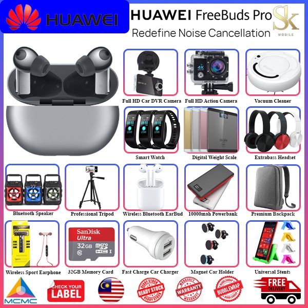 Huawei Freebuds Pro | 1 Year Original Manufacture Warranty Malaysia Set ...