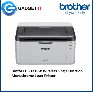 Brother HL-1210W Wireless Single Function Monochrome Laser Printer (Comes with original Brother ...