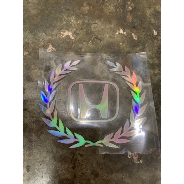 car sticker laser rainbow colour sticker bonet sticker perodua proton ...